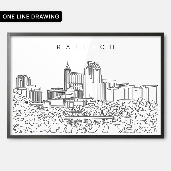 Raleigh Art Canvas - Etsy