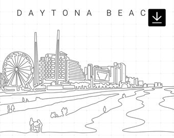 Daytona Beach Svg | Etsy