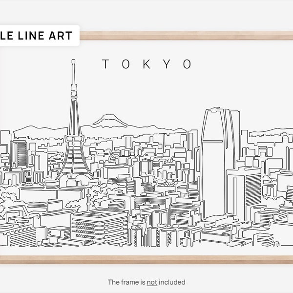 Tokyo Skyline - Etsy
