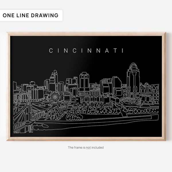 Cincinnati Skyline - Etsy