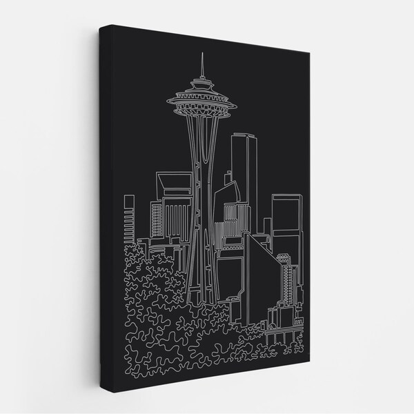 Seattle Skyline - Etsy