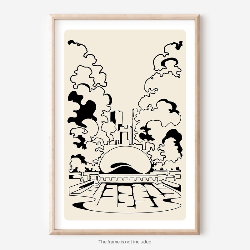 Chicago Bean Ornament - Etsy