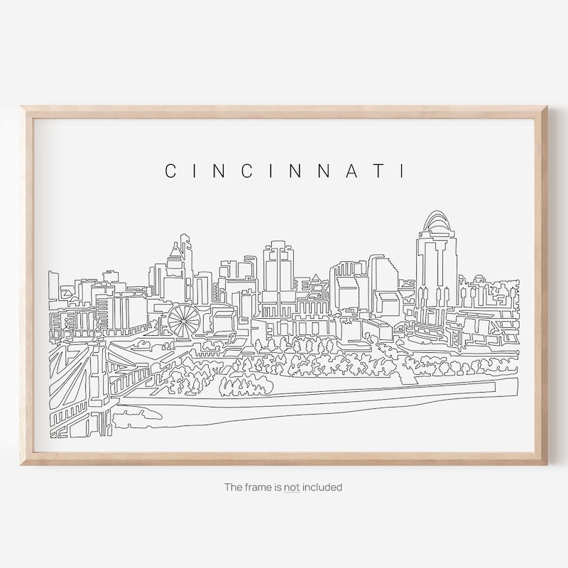 Cincinnati Ohio Wall Art - Etsy