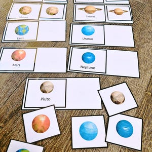 Solar System Learning Game, Matching Planets, Learning About Planets ...
