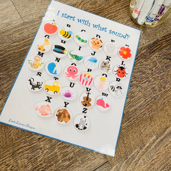 Beginning Sounds - Etsy
