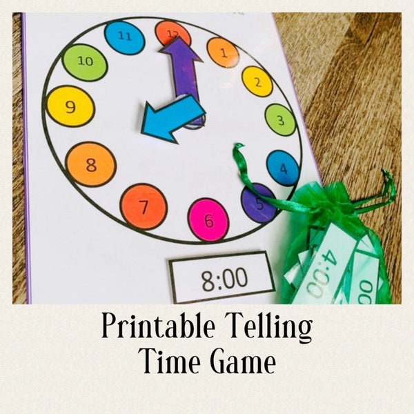 Telling Time - Etsy