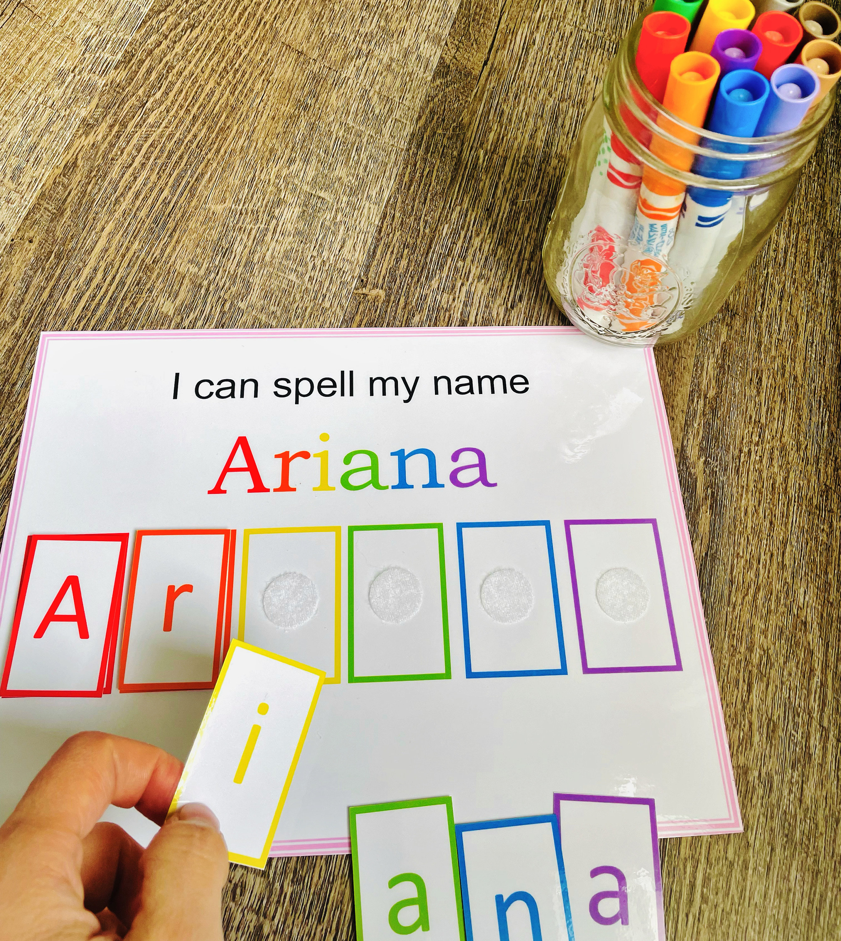 Name Spelling Activity | Learn to Spell My Name Game | Preschool Name ...