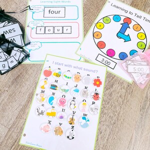 First Grade Homeschool Binder, Montessori Busy Book, 1st Grade ...