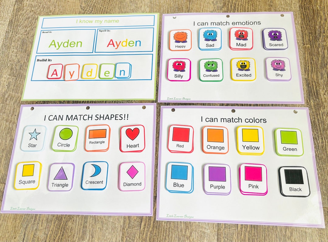 Preschool Toddler Learning Binder Ages 3-5 - Etsy
