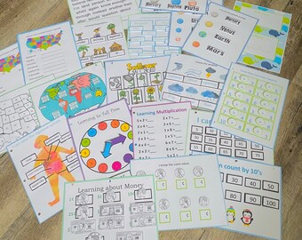 Second Grade Learning Binder - Etsy