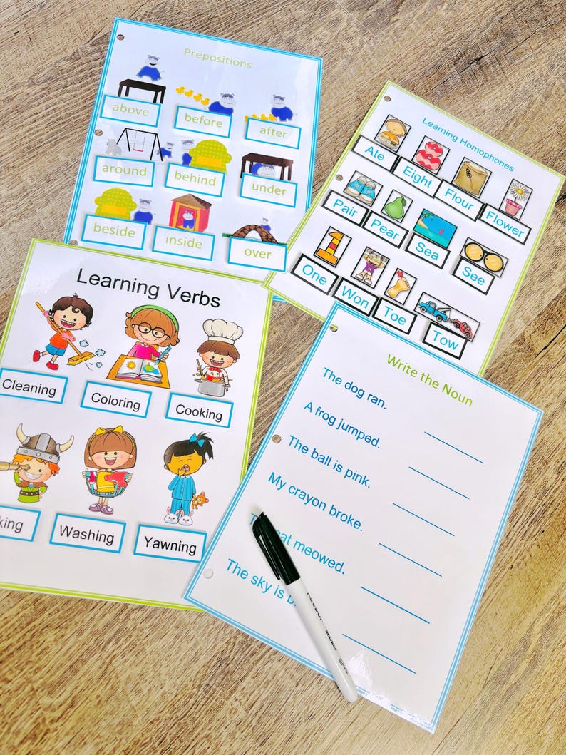 3rd Grade Busy Book, Activity Book, Montessori Printable- Homeschool ...