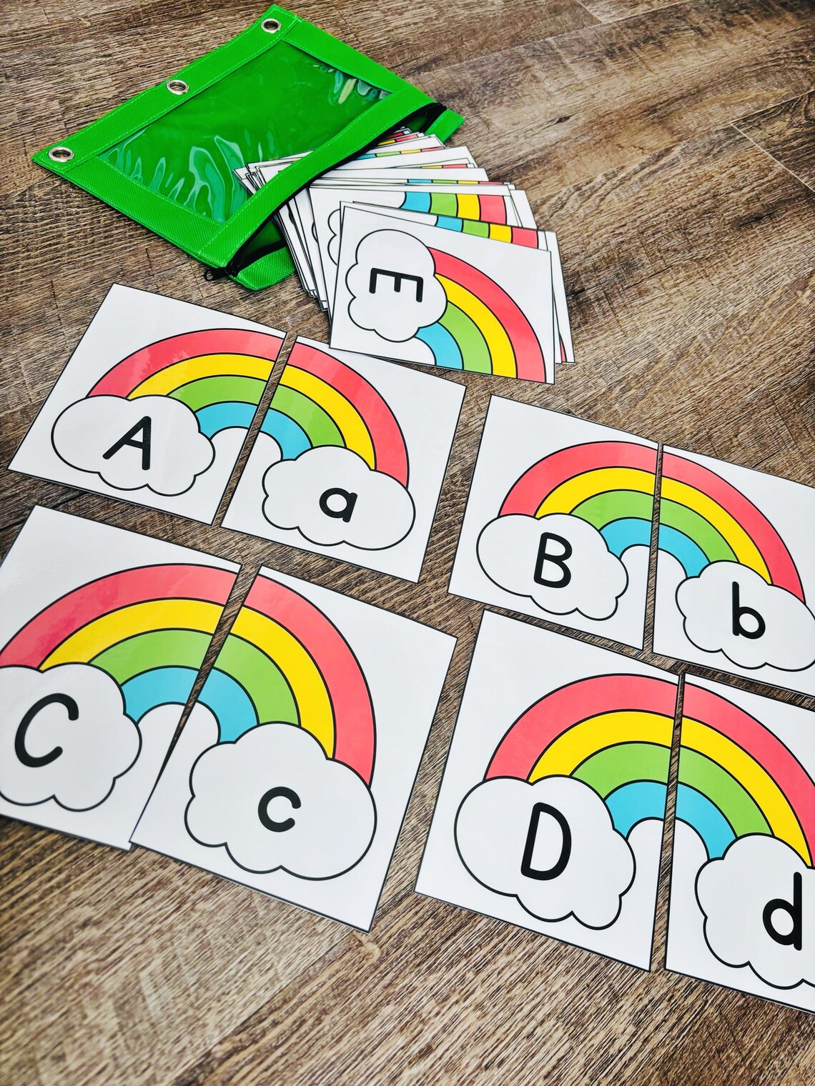 Uppercase Lowercase Letter Matching Game | Alphabet Match Activity ...