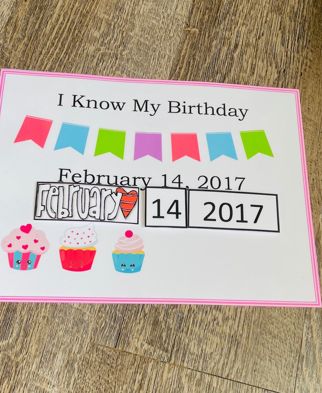 I Know My Birthday Matching Game - Etsy