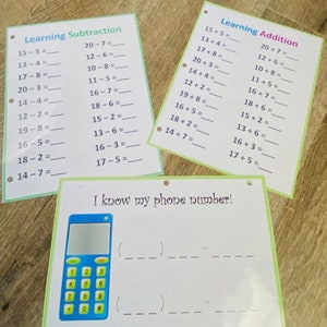 First Grade Busy Binder, Printable Educational Games, 1st Grade ...