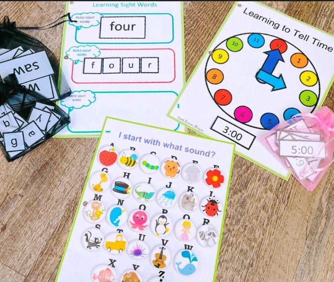 1st Grade Busy Book, Activity Book, Montessori Printable- Homeschool ...