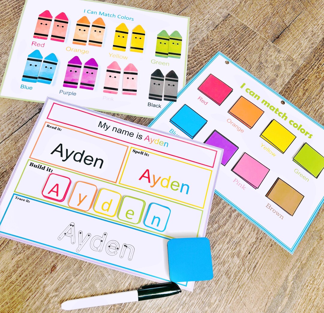 Preschool Learning Binder Ages 3-5, Preschool Learning Binder, Busy ...