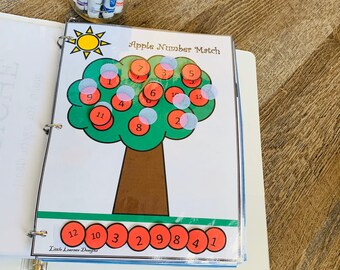 Lady Bug Number Spinner Game Printable Counting Preschool - Etsy