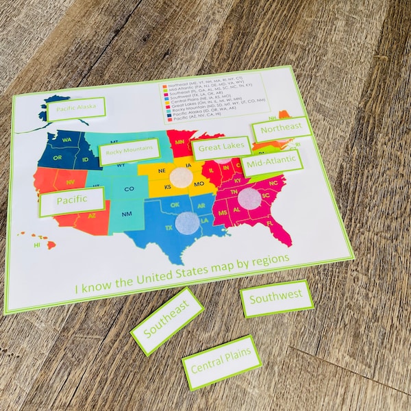 United States Map - Etsy