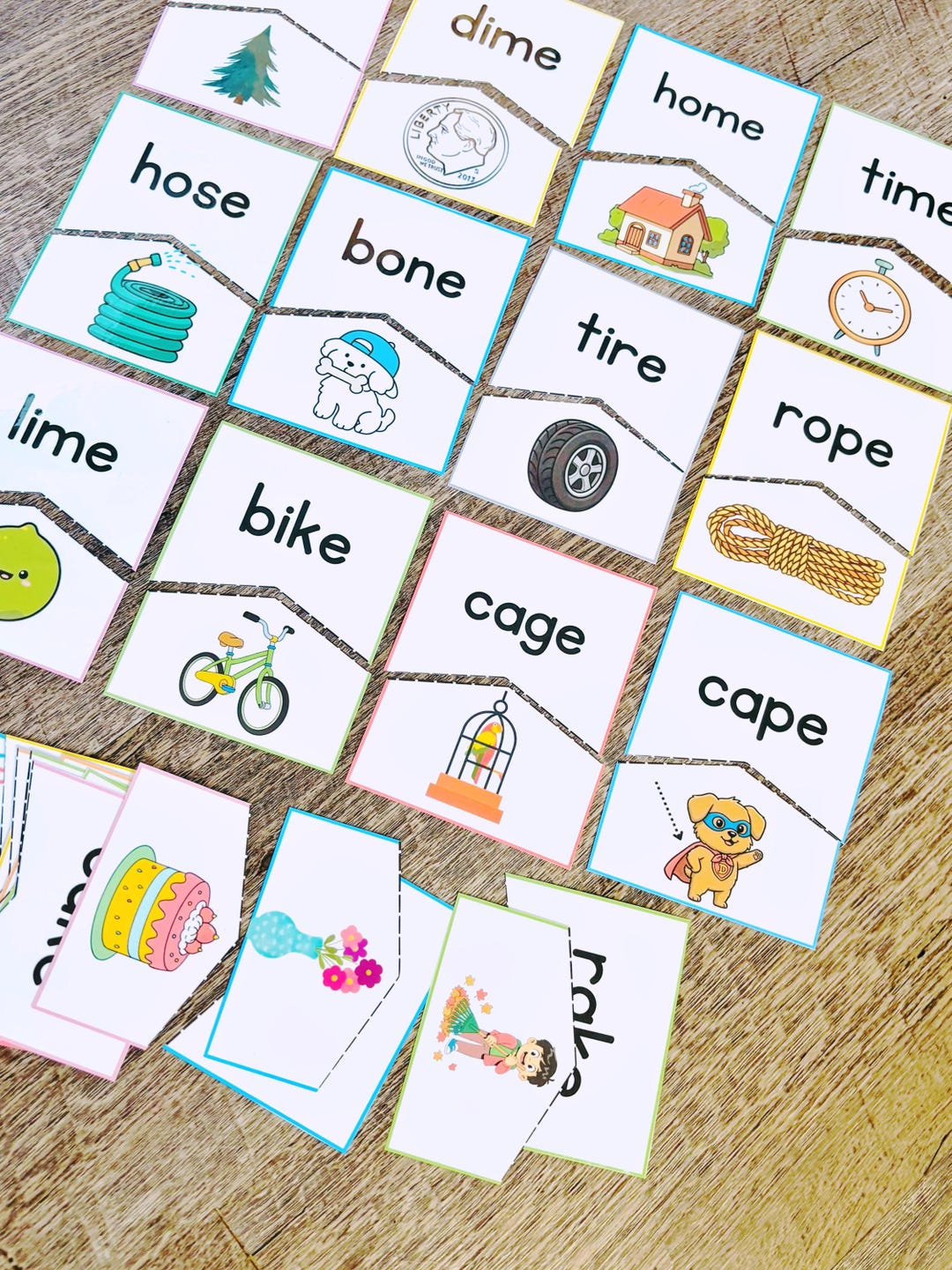 Cvce Word Puzzle, Reading, Montessori Printable-kindergarten, First ...