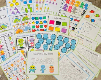 Pre K Busy Binder | Etsy