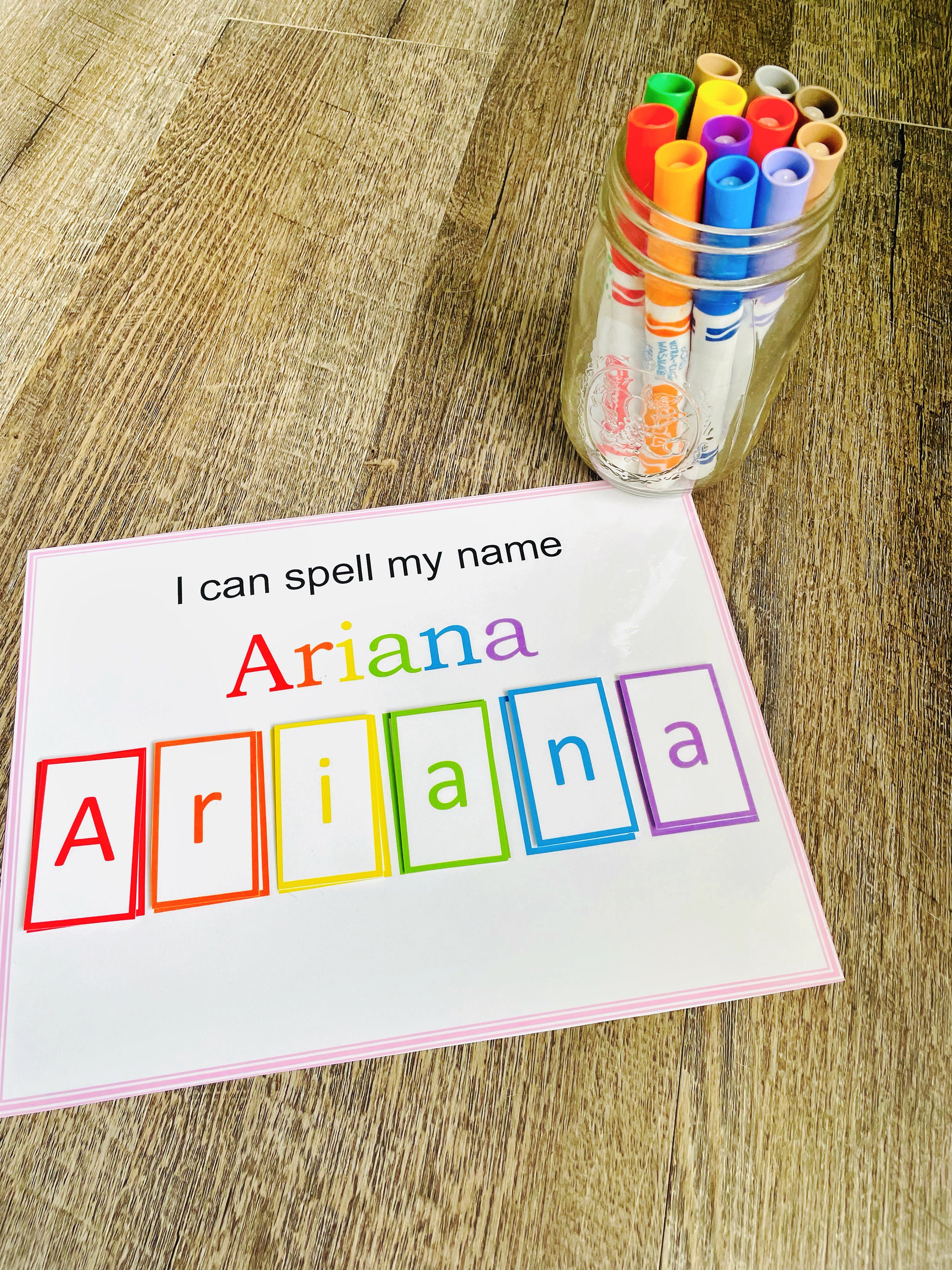 Name Spelling Activity | Learn to Spell My Name Game | Preschool Name ...