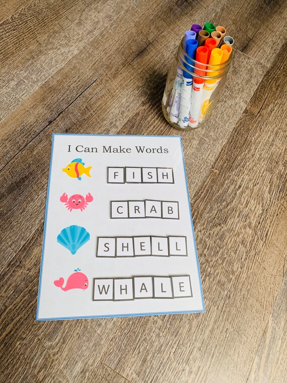 Spelling Words Game Sight Word Practice Spelling Game Etsy spelling-words-game-sight-word-practice-spelling-game-etsy