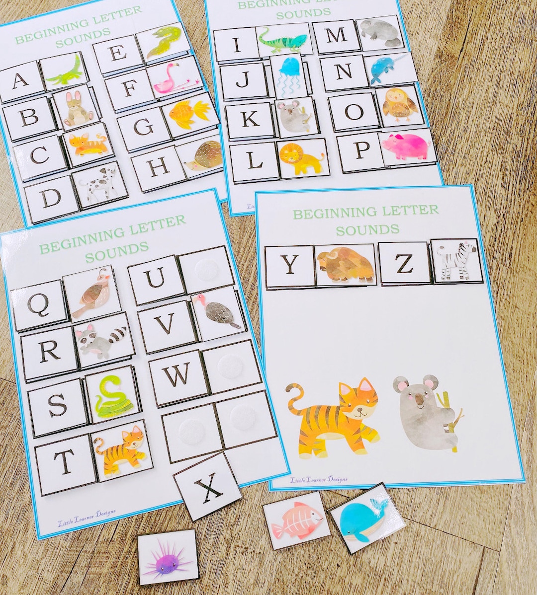 Letter Sounds-alphabet Sound Matching Game-beginning Letter Sounds - Etsy