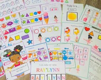 Preschool Learning Binder - Etsy