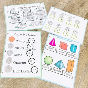 Third Grade Printable Learning Binder, Homeschool Resource, Educational ...