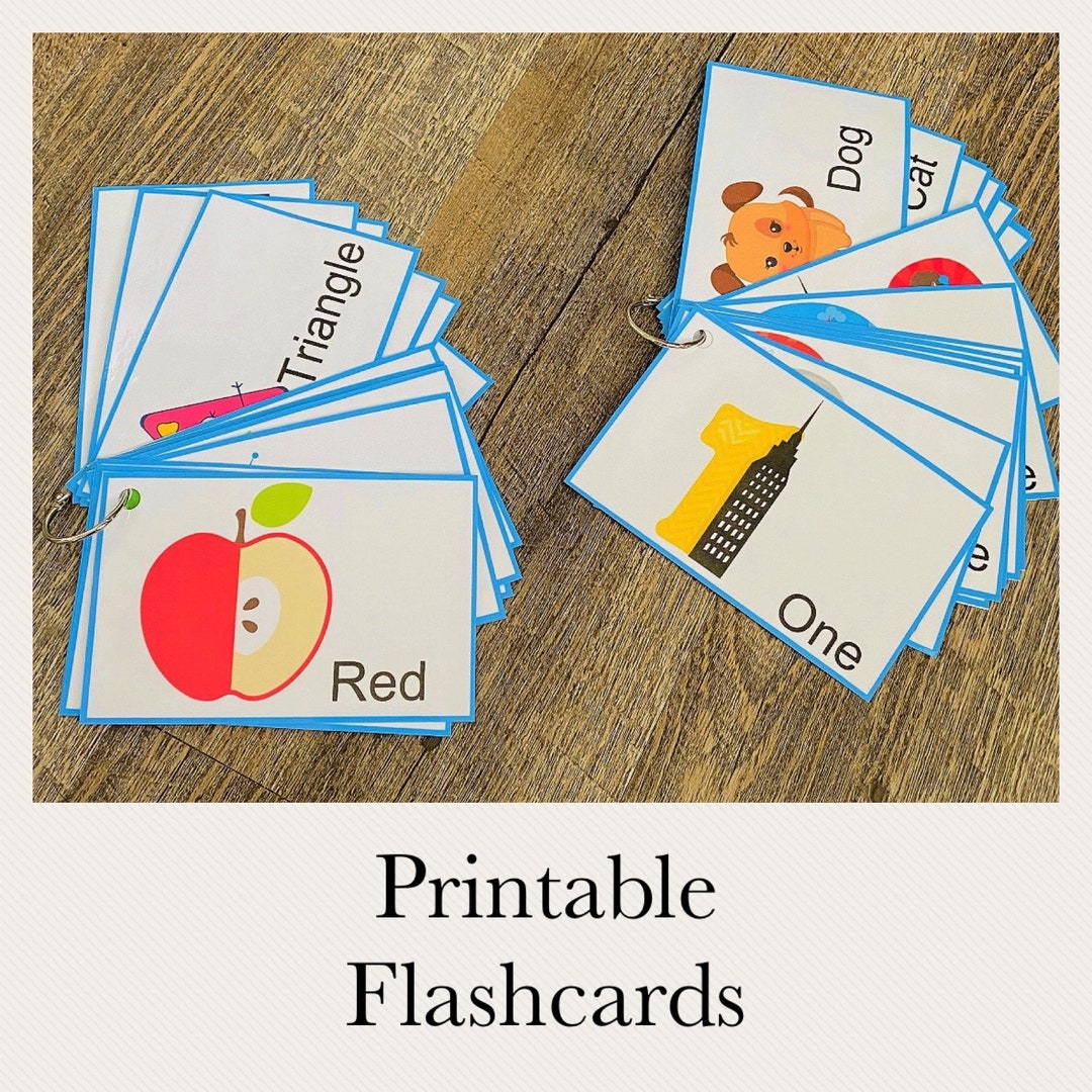 Printable Preschool Flashcards-preschool Curriculum-preschool ...