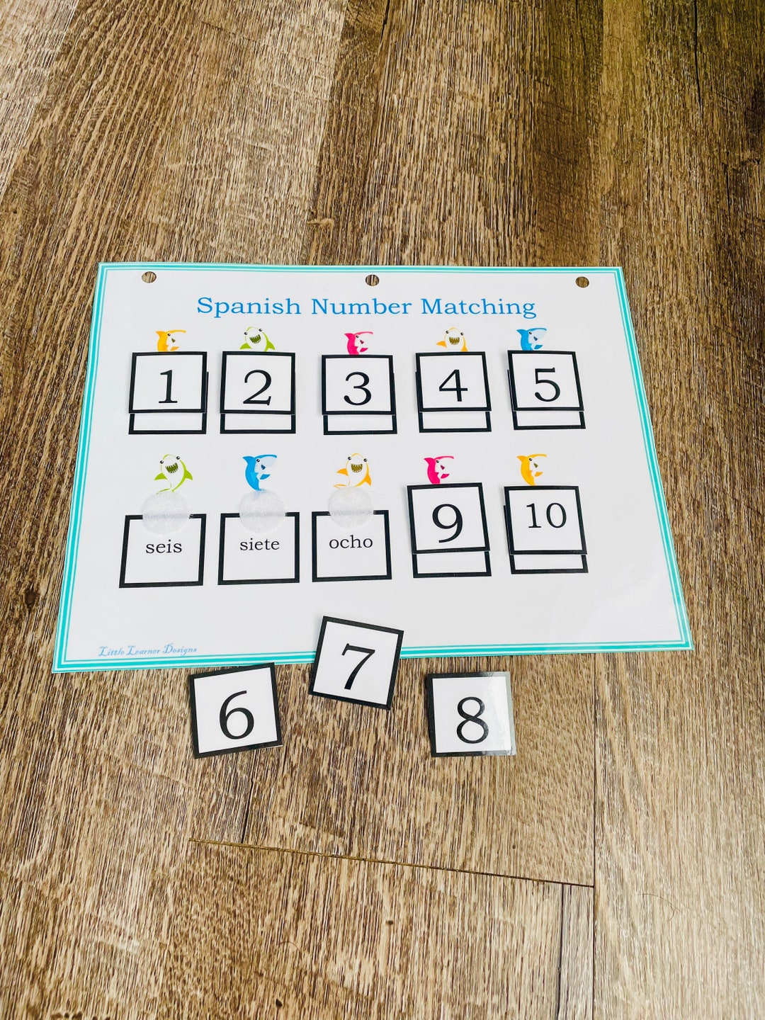 Learning Spanish Numbers Preschool Kindergarten Learning - Etsy