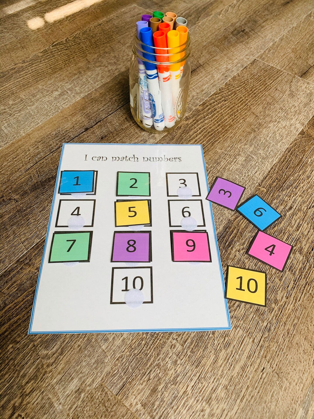 Number Matching Game, Counting Game, Number Recognition, Learning ...
