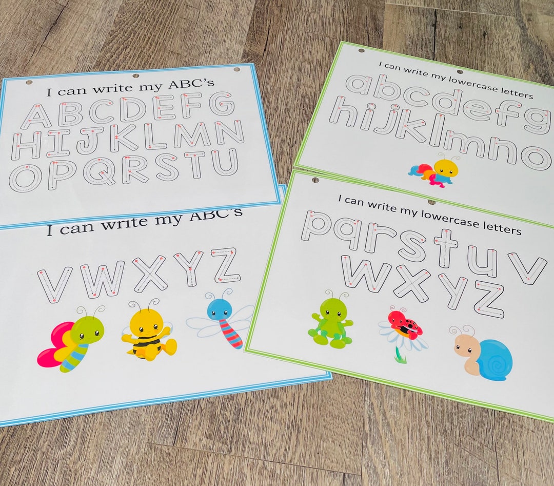 Letter Tracing Game Alphabet Tracing Preschool Alphabet - Etsy