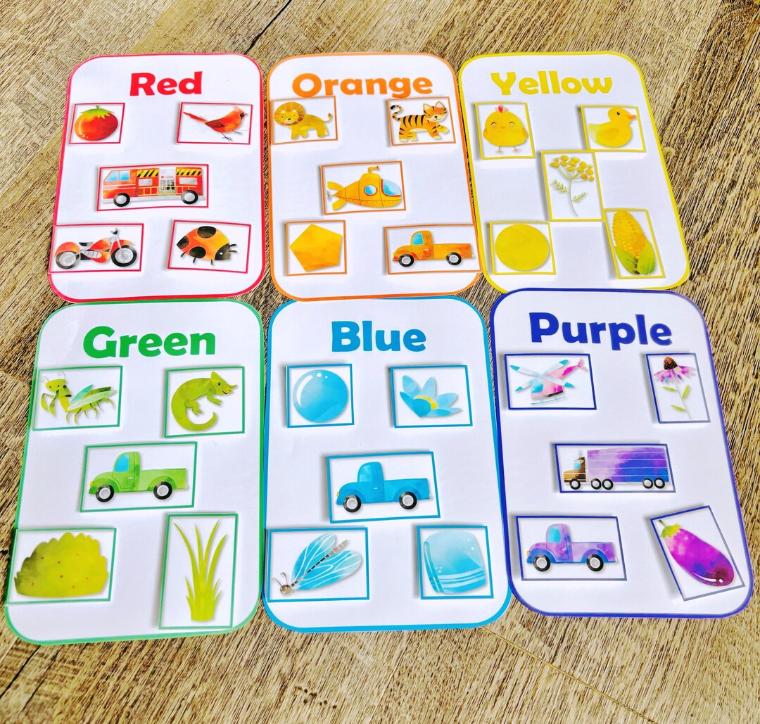 Color Sorting Game | Preschool Learning | Toddler Educational Activity ...