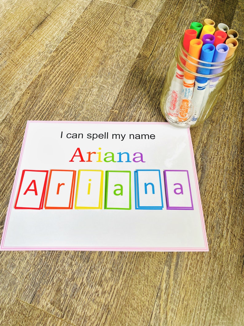 Name Spelling Activity | Learn to Spell My Name Game | Preschool Name ...