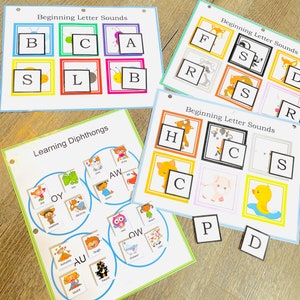 Kindergarten First Grade Binder Sight Word Phonics Binder - Etsy