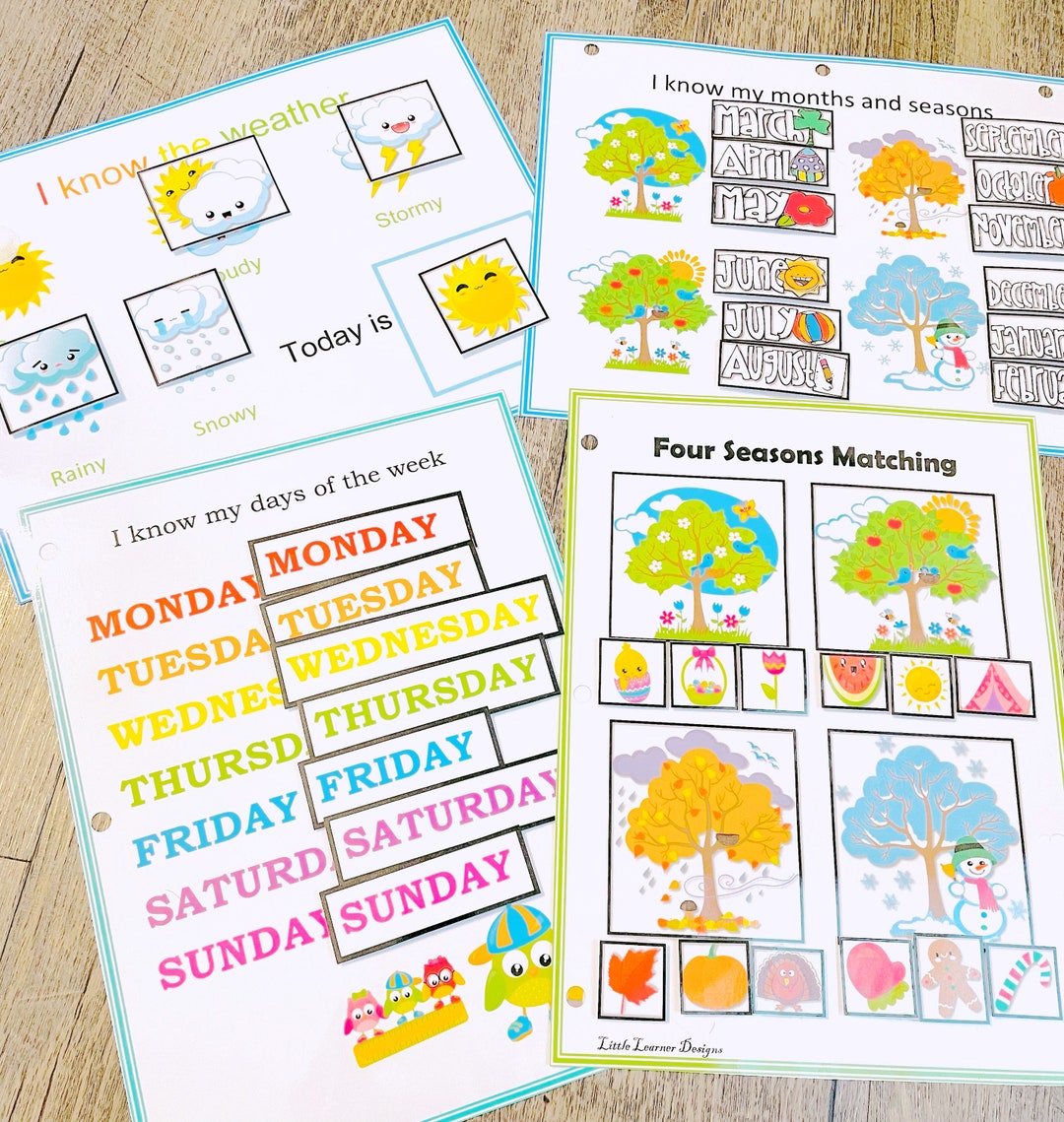 Preschool Circle Time Games, Calendar Games, Morning Time Games - Etsy