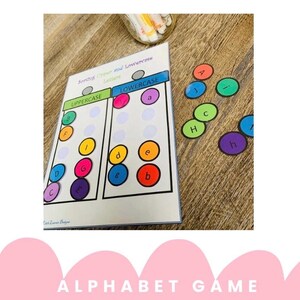 Sorting Upper and Lowercase Alphabet Letters, Letter Recognition ...