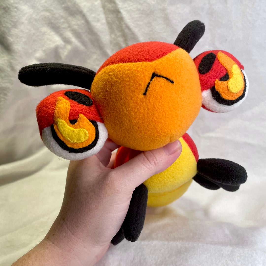 Ant Plush Toy - Angry Red Fire Ant - Hand Sewn Fiery Eyes - Emotional ...