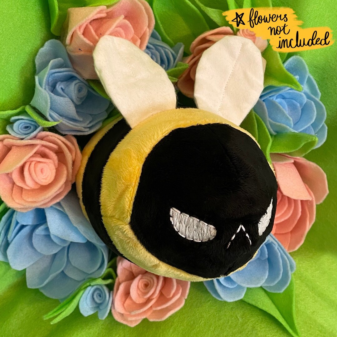 Grumpy Bee Minky Cute Moody Bug Plush - Etsy