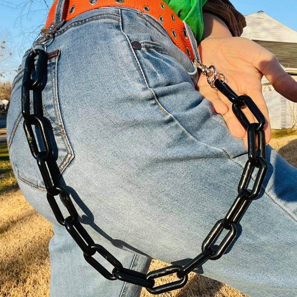 Jeans With Chains - Etsy