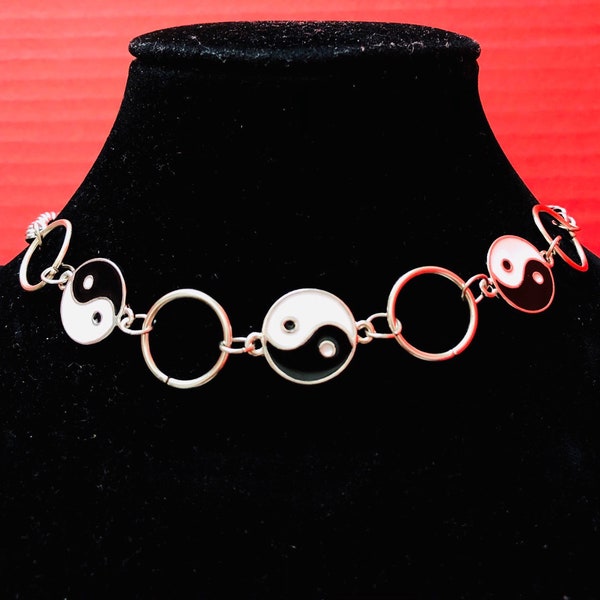 Yin Yang Choker - Etsy