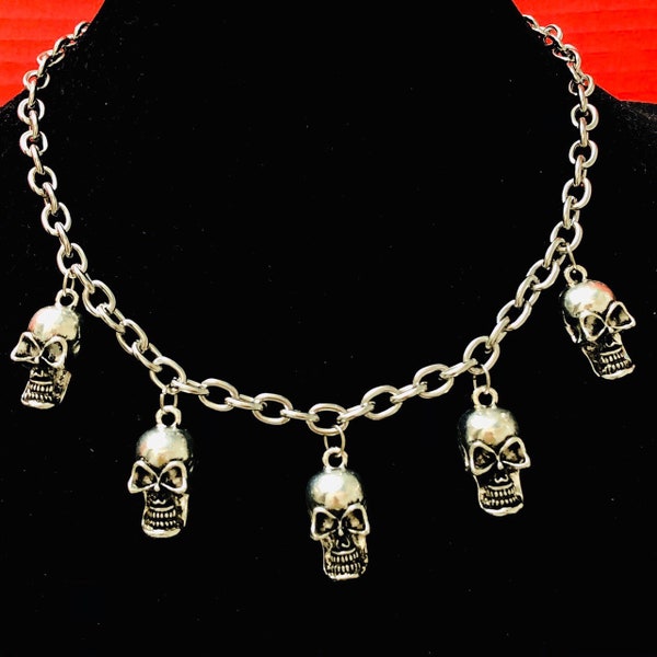 Skull Scary Necklace - Etsy
