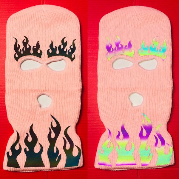 Flame Mask - Etsy
