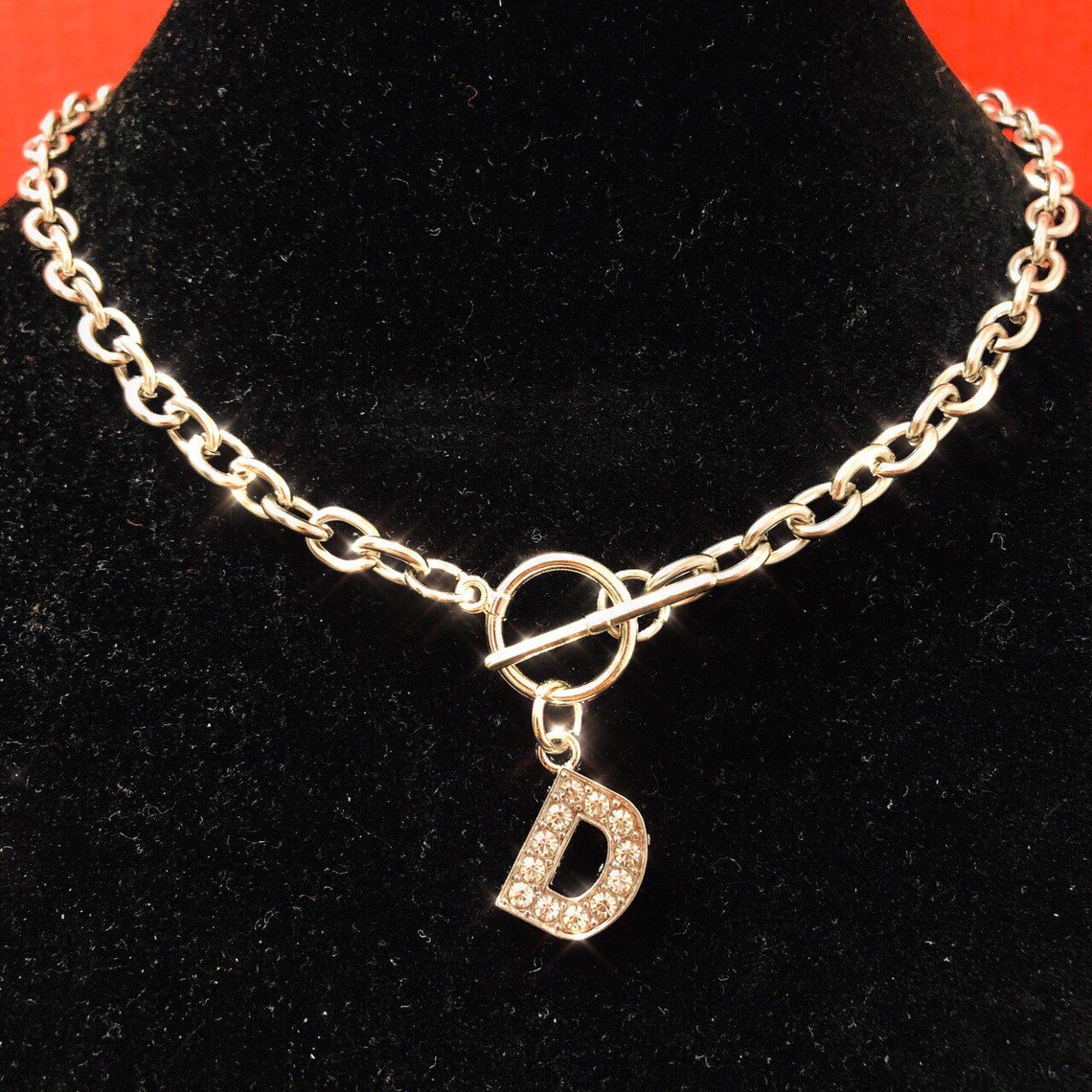 Initial A-Z Letter Custom Initial Choker Personalized | Etsy