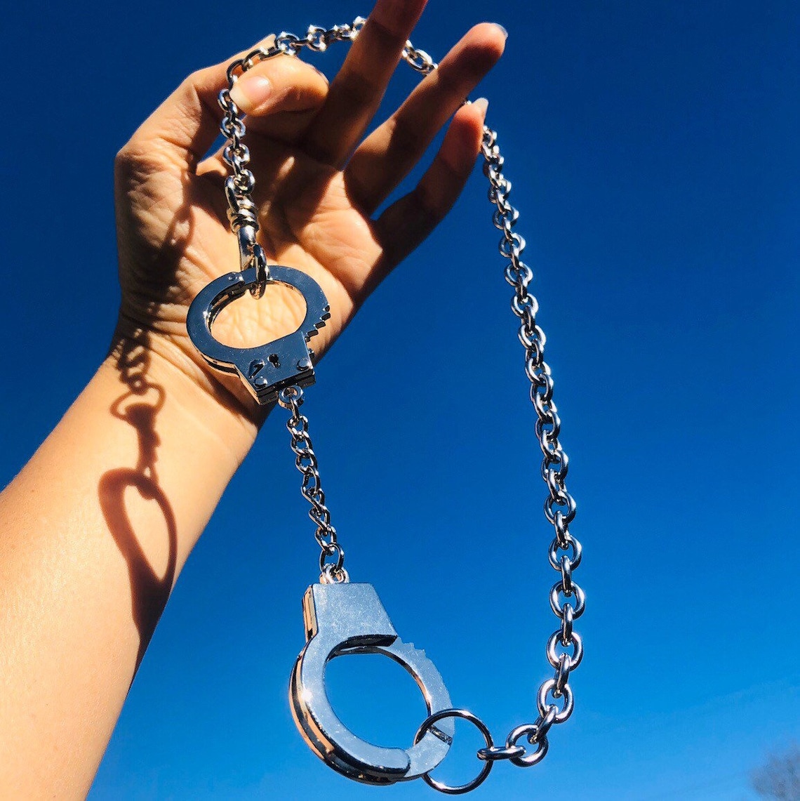 Handcuffs Pants Chain Y2K Style Wallet Chain Jeans Trousers - Etsy