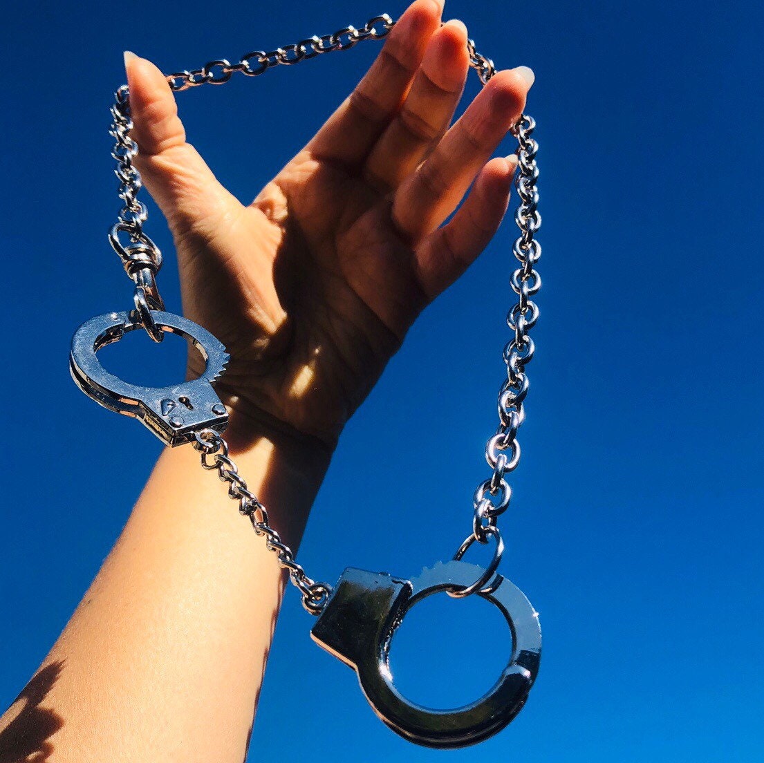 Handcuffs Pants Chain Y2K Style Wallet Chain Jeans Trousers - Etsy