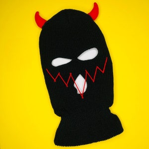Unisex Super Sick CRY DEVIL Ski Mask Halloween Skimask Devil - Etsy