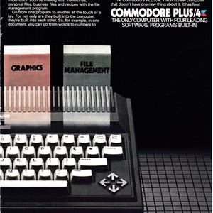 1984 Commodore Plus 4 Computer Intro Software Inc Original 2 Page ...