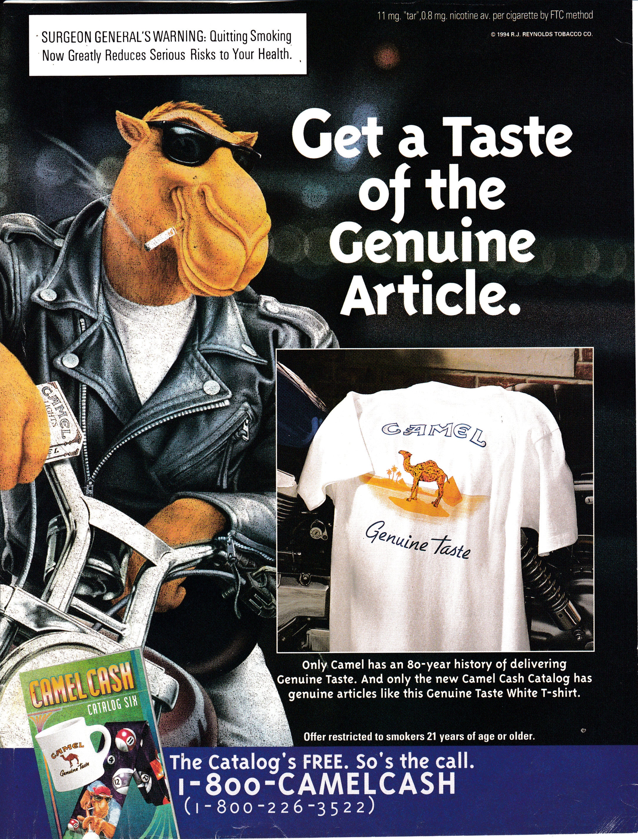 Joe Camel Cigarettes Ads